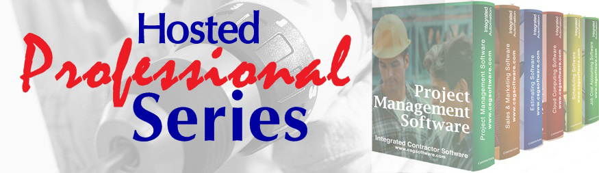 Hosted Professional Series | Cloud Construction Software